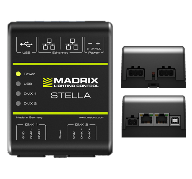 Madrix STELLA - 2-port node with RDM Art-Net or Streaming ACN data is ...