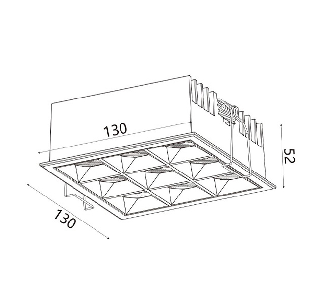 LED Blade Static White MQ09 | Colordreamer